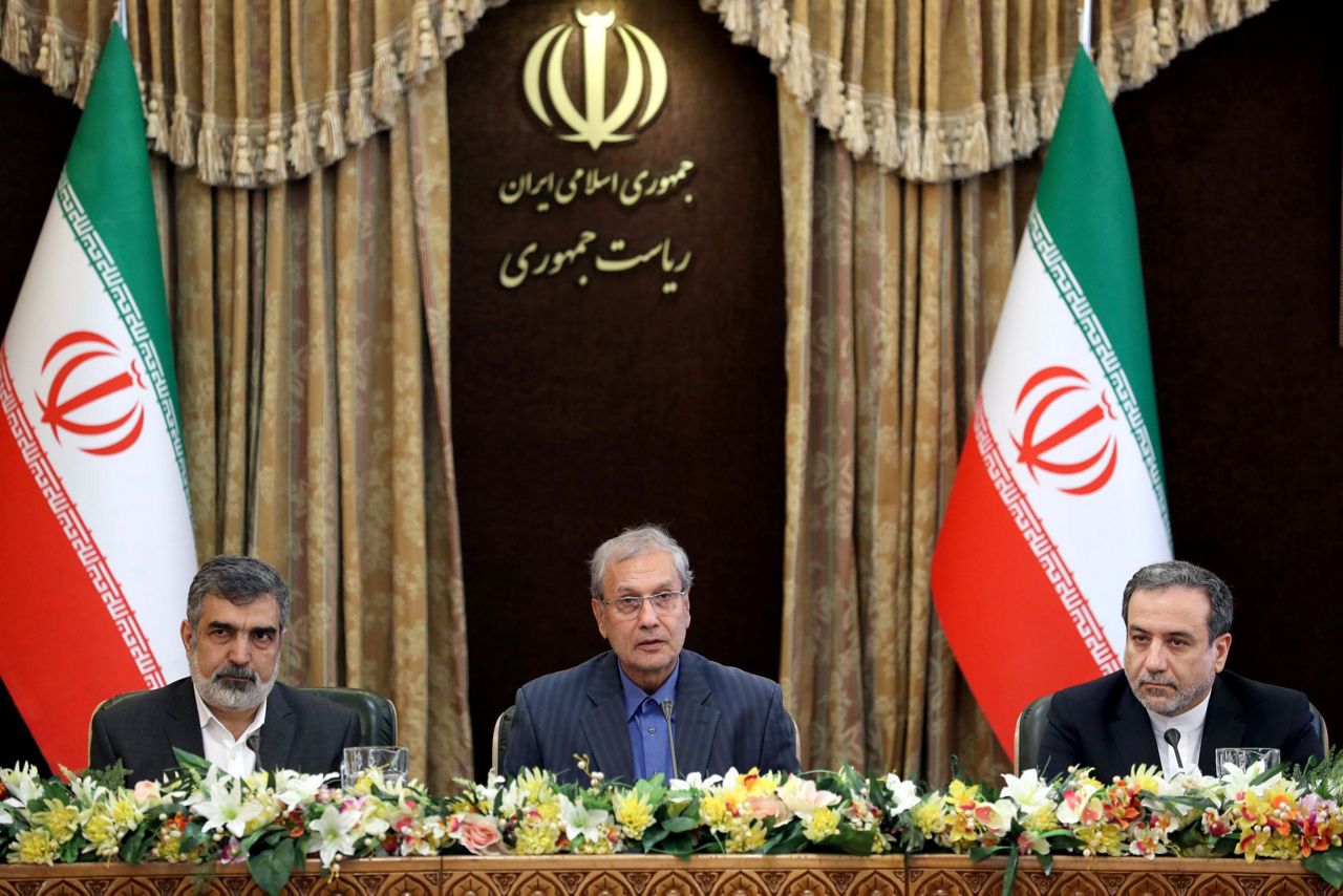 The Latest: Iran breaking deal's limit on uranium enrichment