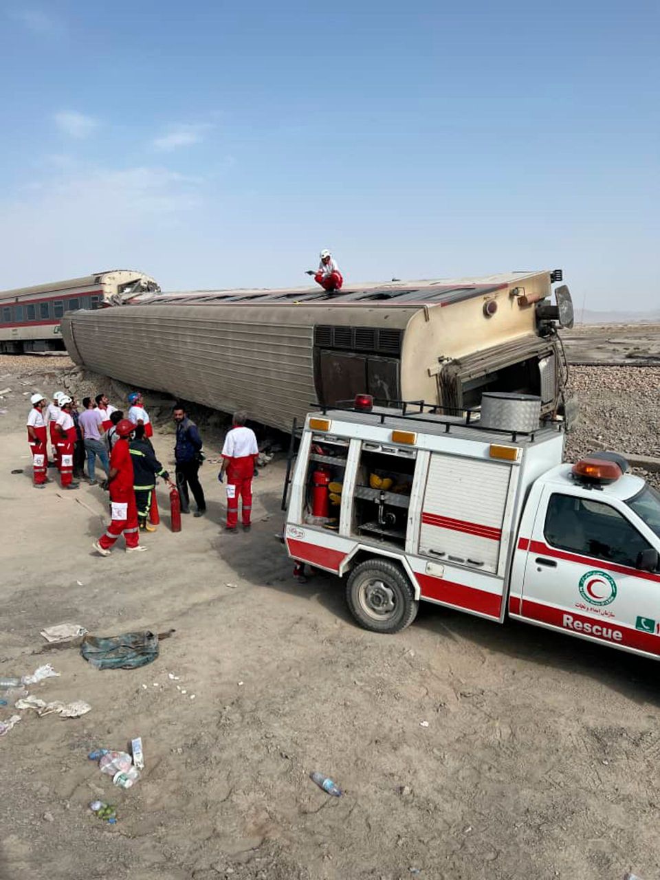 10 killed, 50 more injured in train derailment in Iran