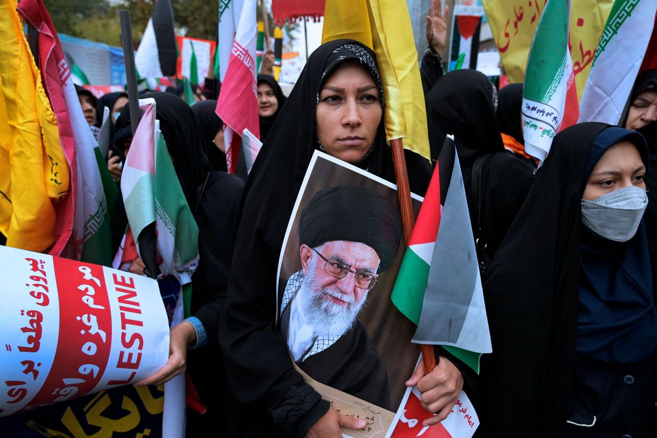 Iranians mark the anniversary of the 1979 US Embassy takeover while ...