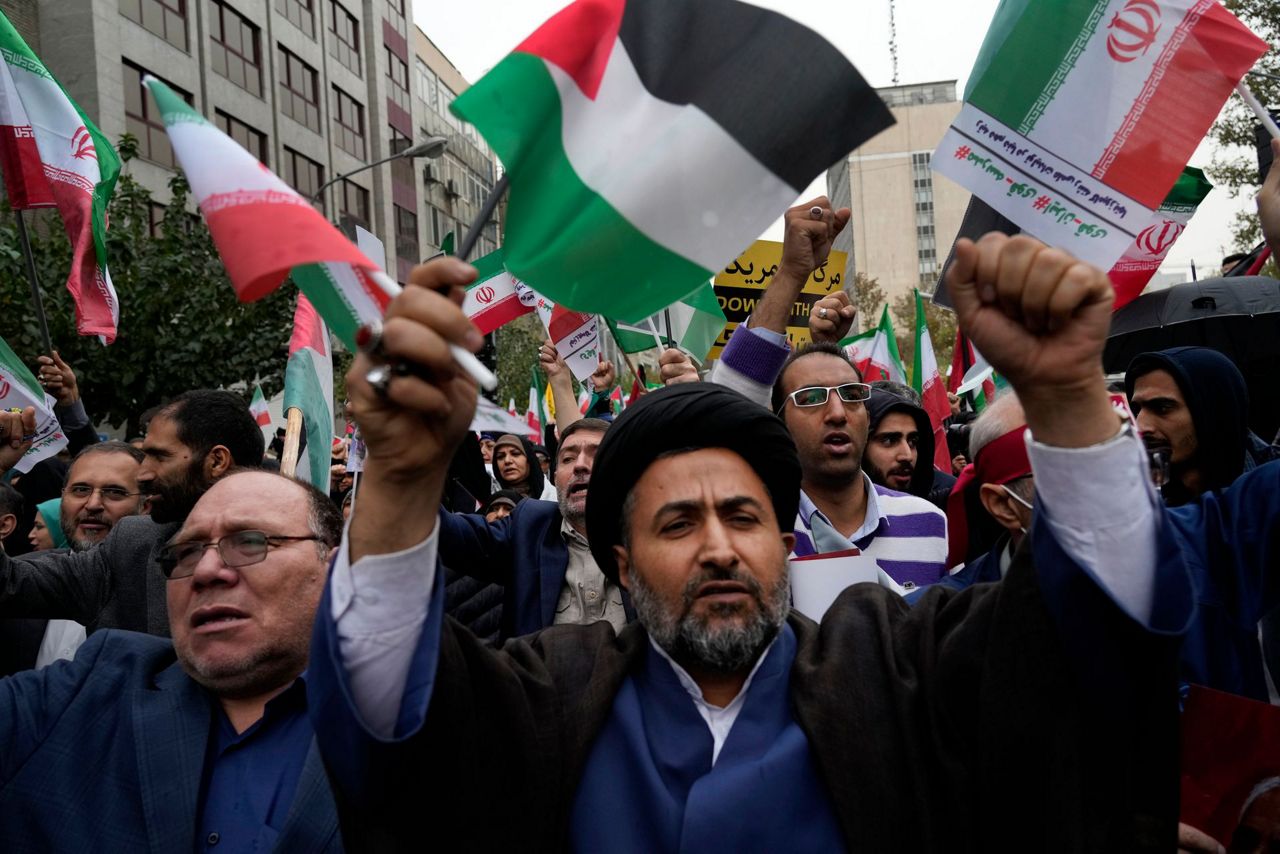Iranians mark the anniversary of the 1979 US Embassy takeover while ...