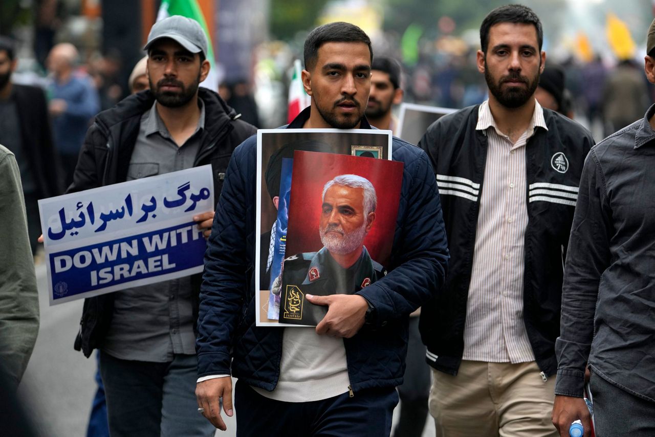 Iranians mark the anniversary of the 1979 US Embassy takeover while ...
