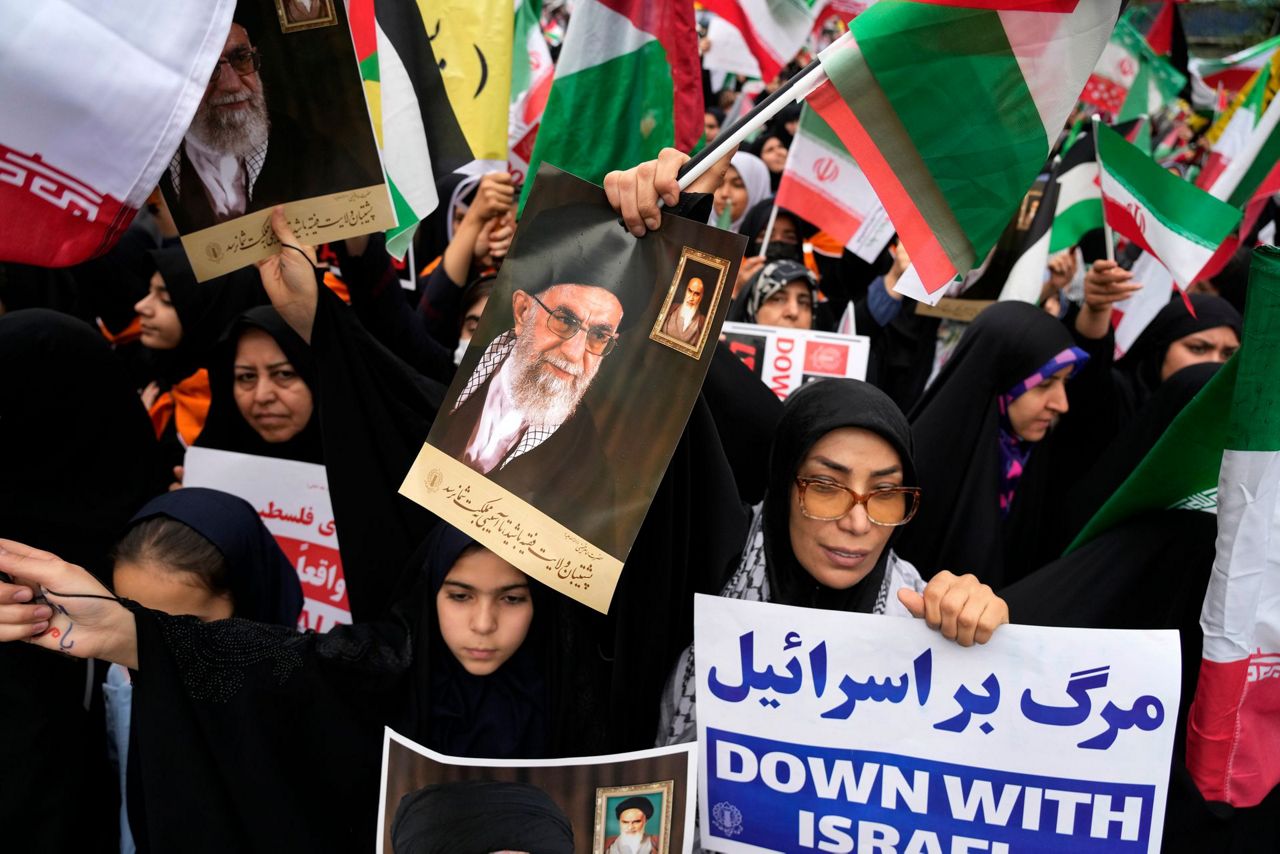 Iranians mark the anniversary of the 1979 US Embassy takeover while ...