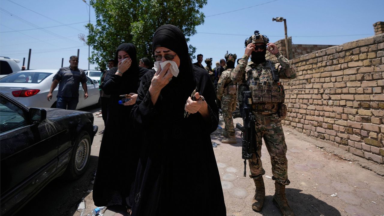 Fire at shopping center in Iraq kills more than 60 people