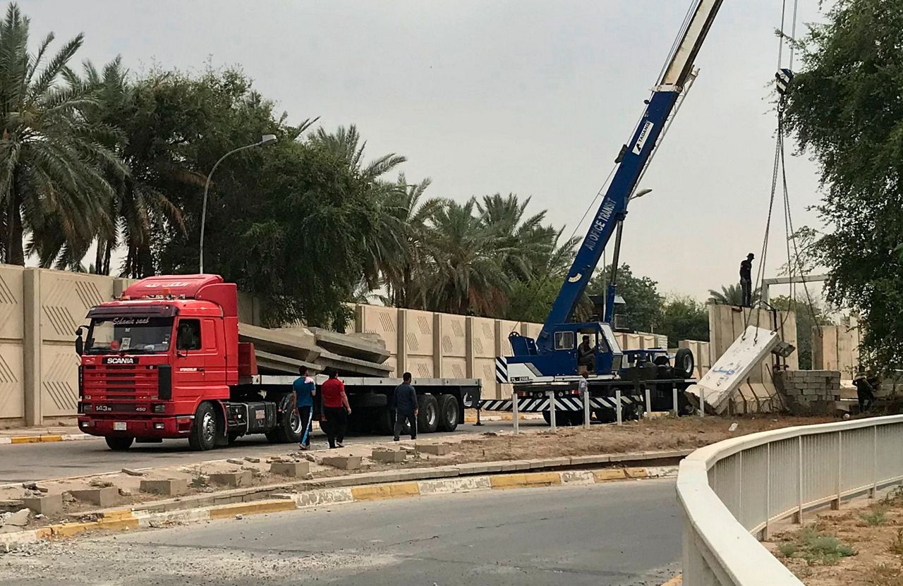 Baghdad's Green Zone, a barometer of war and peace