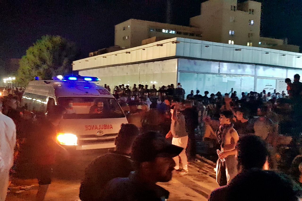 Iraqi health officials: 58 dead in fire at coronavirus ward