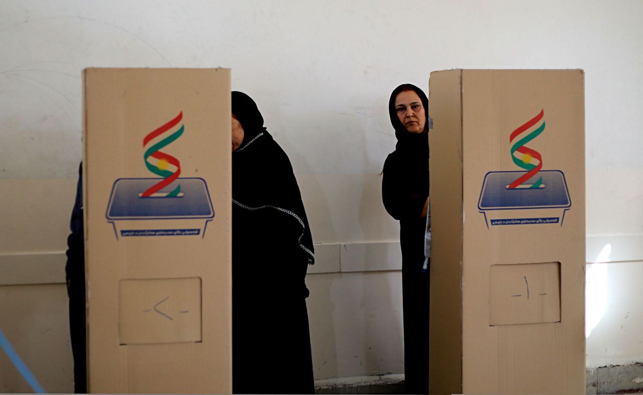 Iraq's Kurds hold elections for regional parliament