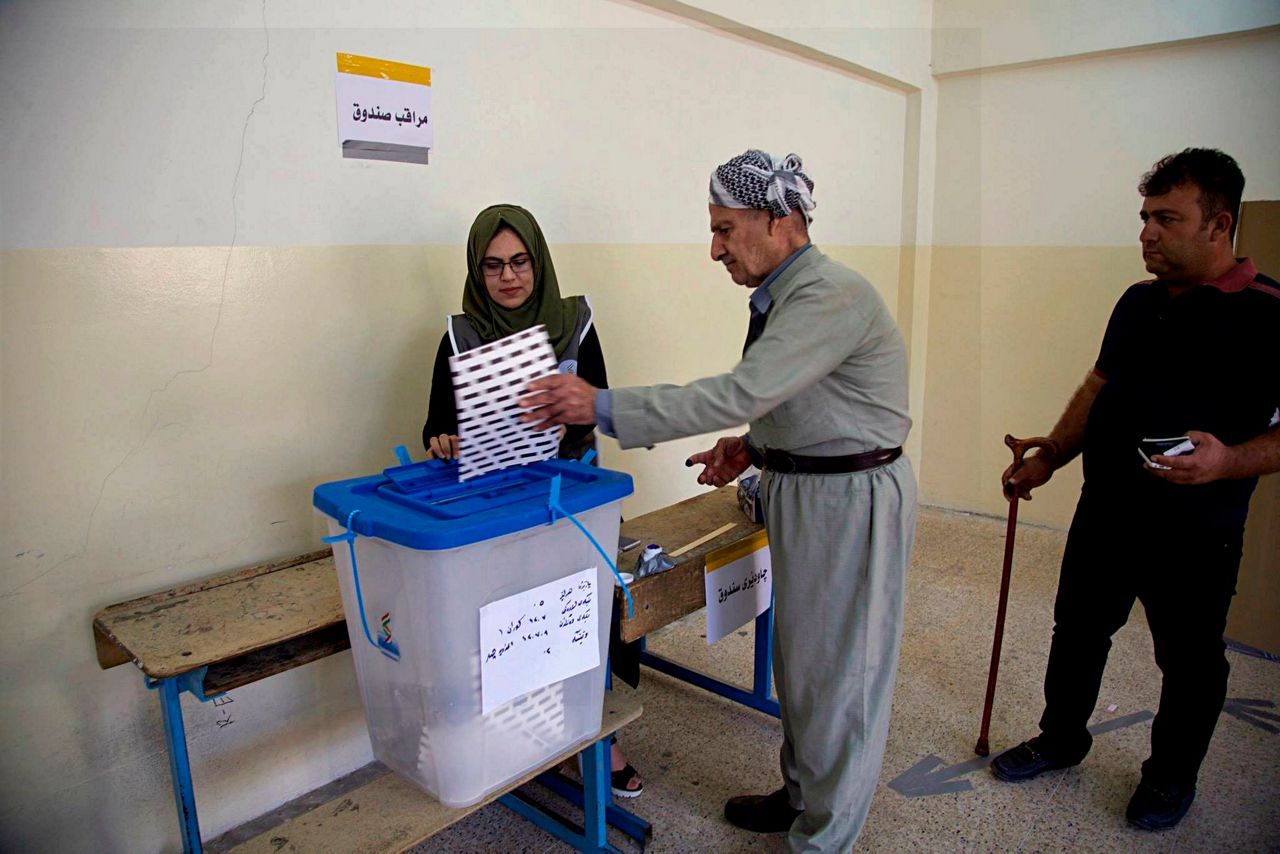 Iraq's Kurds hold elections for regional parliament