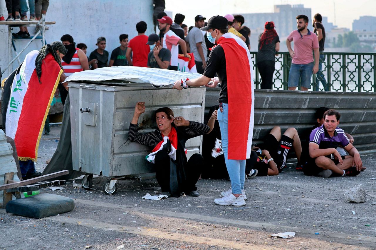 Thousands rally in Iraq to mark one year of protests