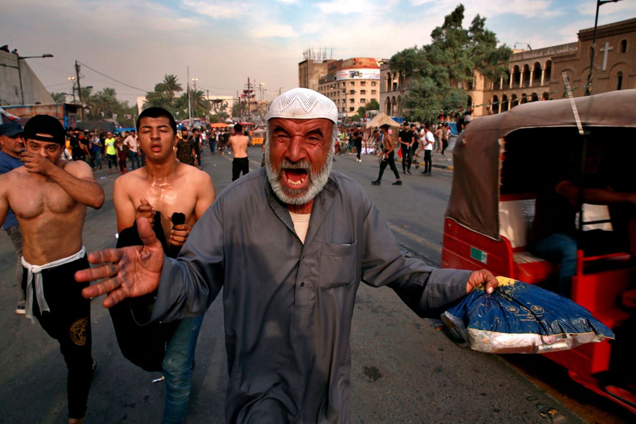 Thousands rally in Iraq to mark one year of protests