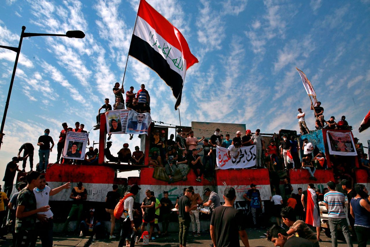 Thousands rally in Iraq to mark one year of protests