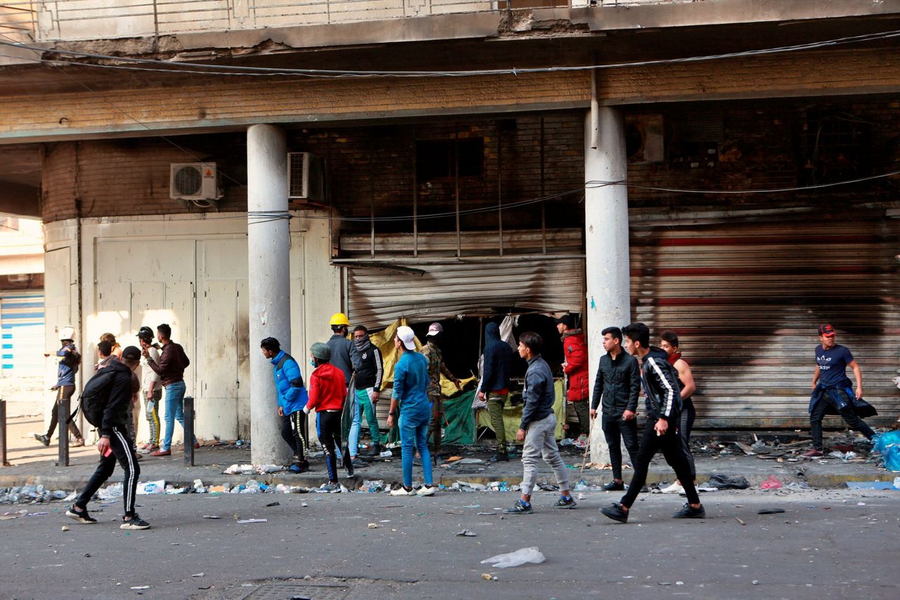 Century ago and today, Baghdad street a front line in revolt