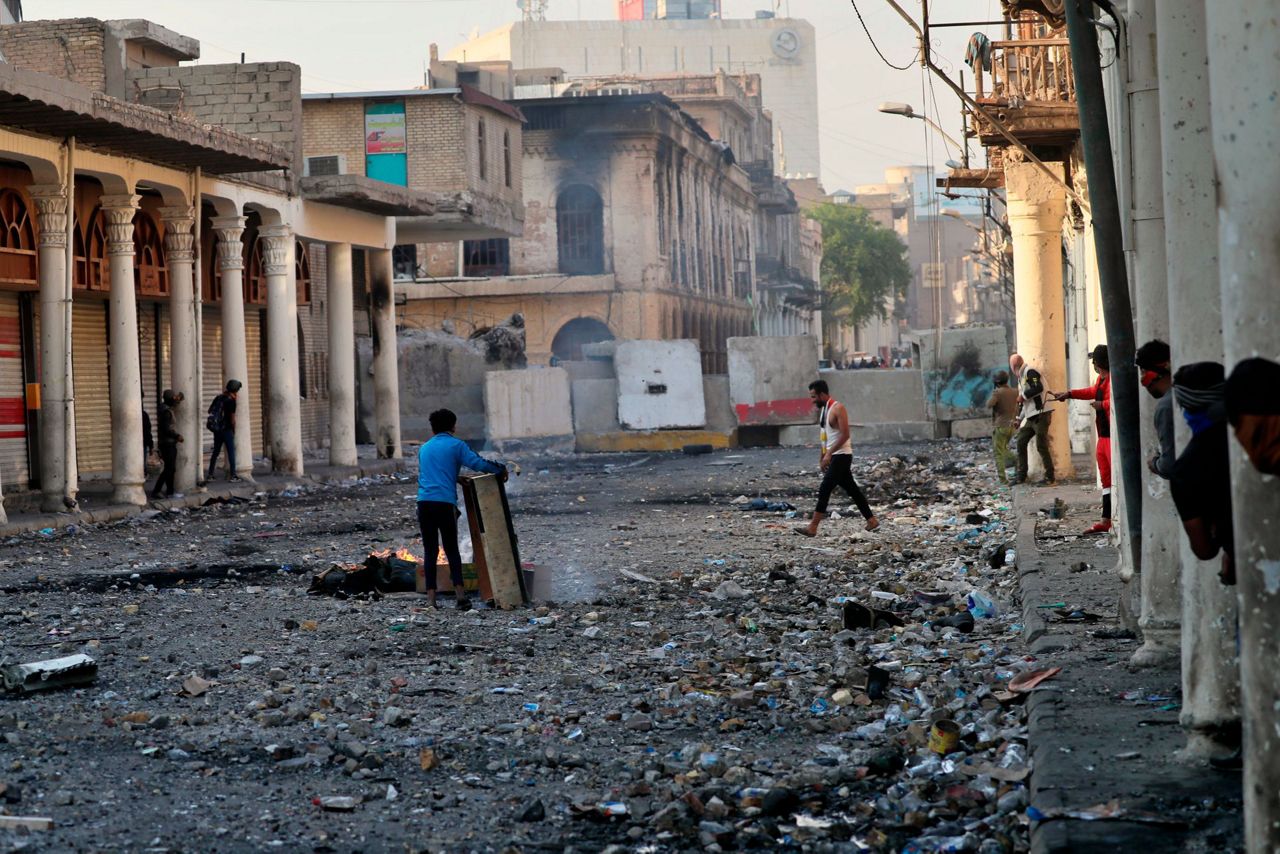 Century ago and today, Baghdad street a front line in revolt