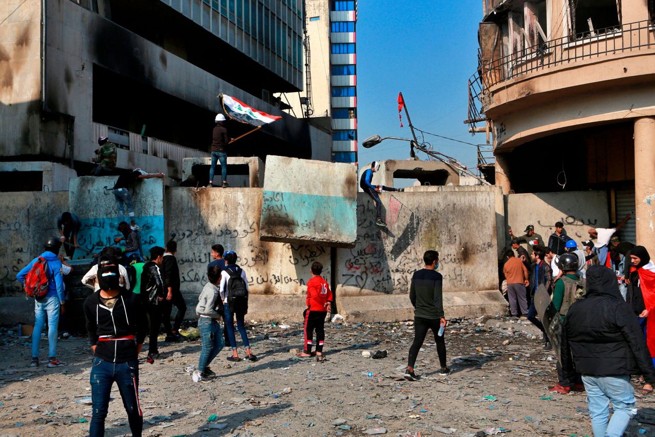 Century ago and today, Baghdad street a front line in revolt