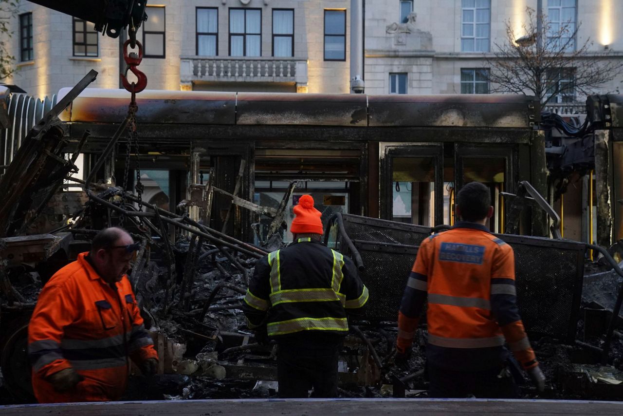 Irish police arrest 34 people in Dublin rioting following stabbings ...