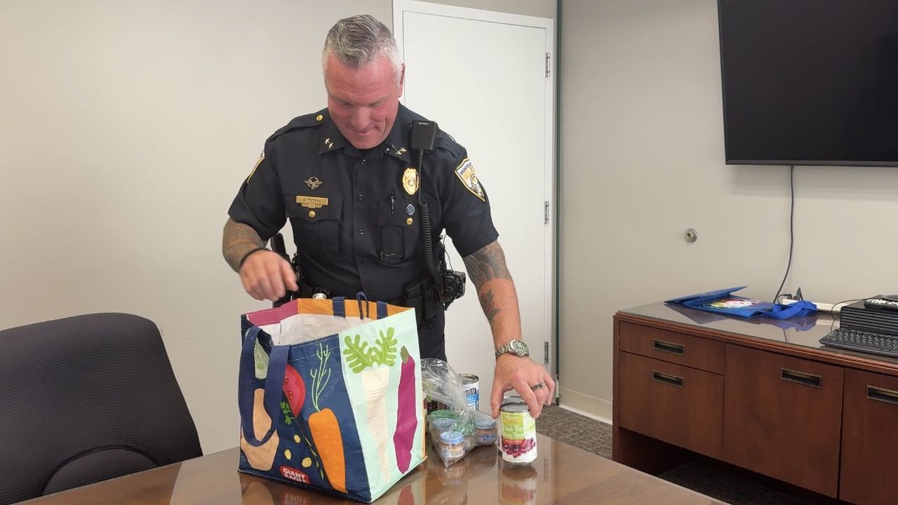 Irondequoit police food drive