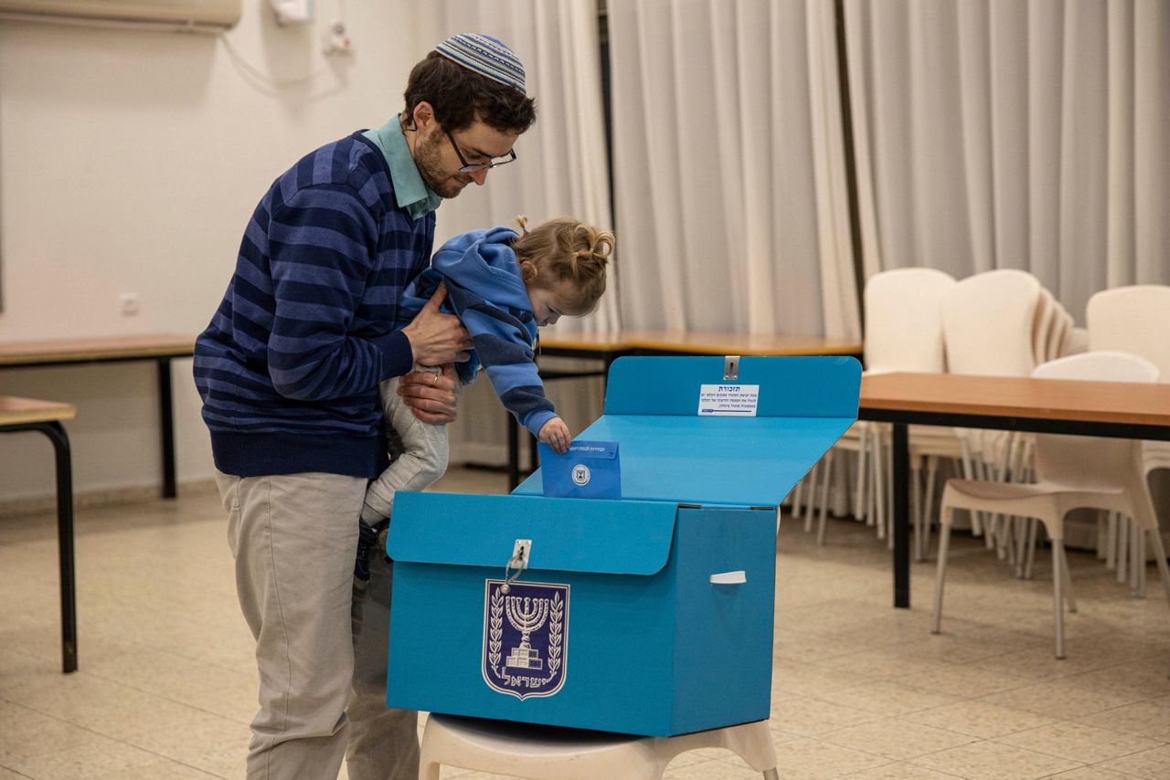 Israelis vote in 3rd election in a year focused on Netanyahu