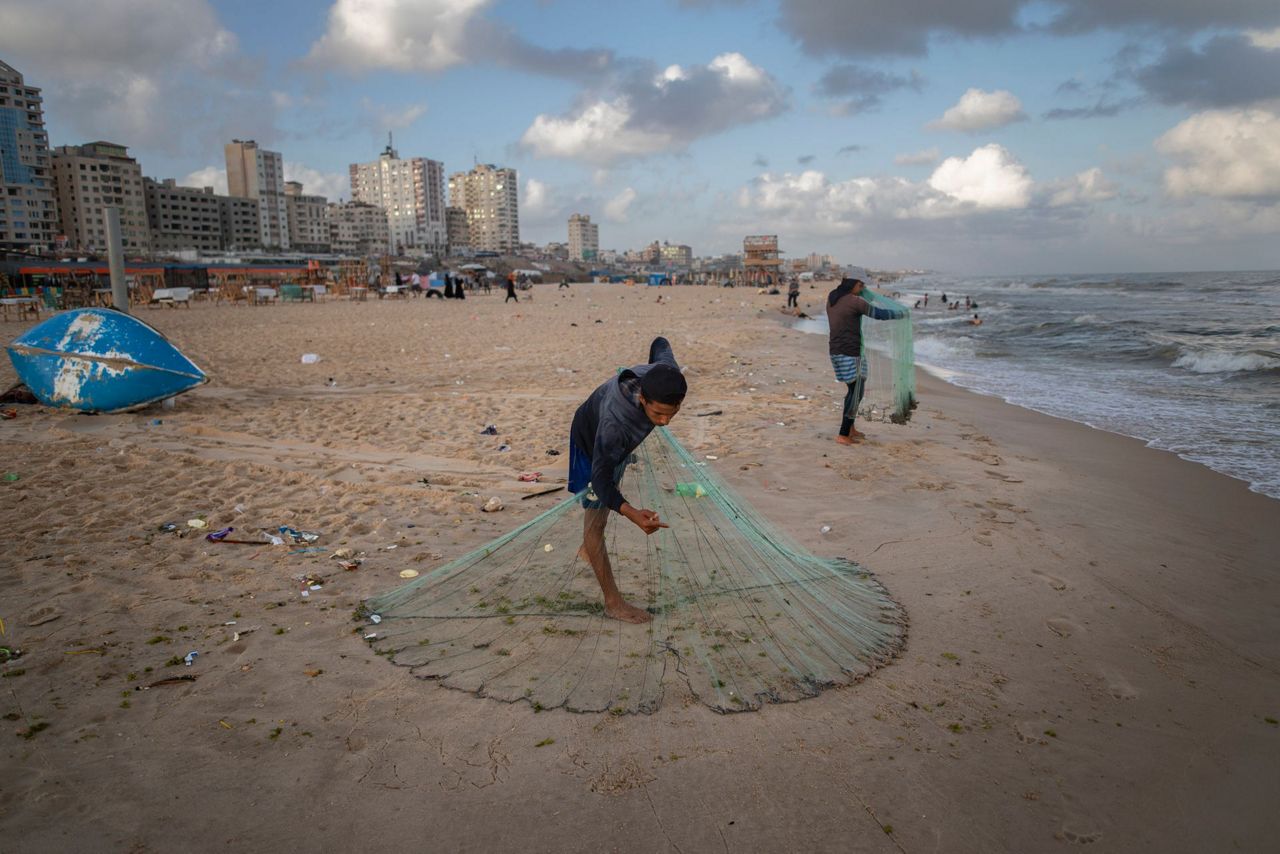 AP PHOTOS: Summer days at the beach, in Israel and Gaza