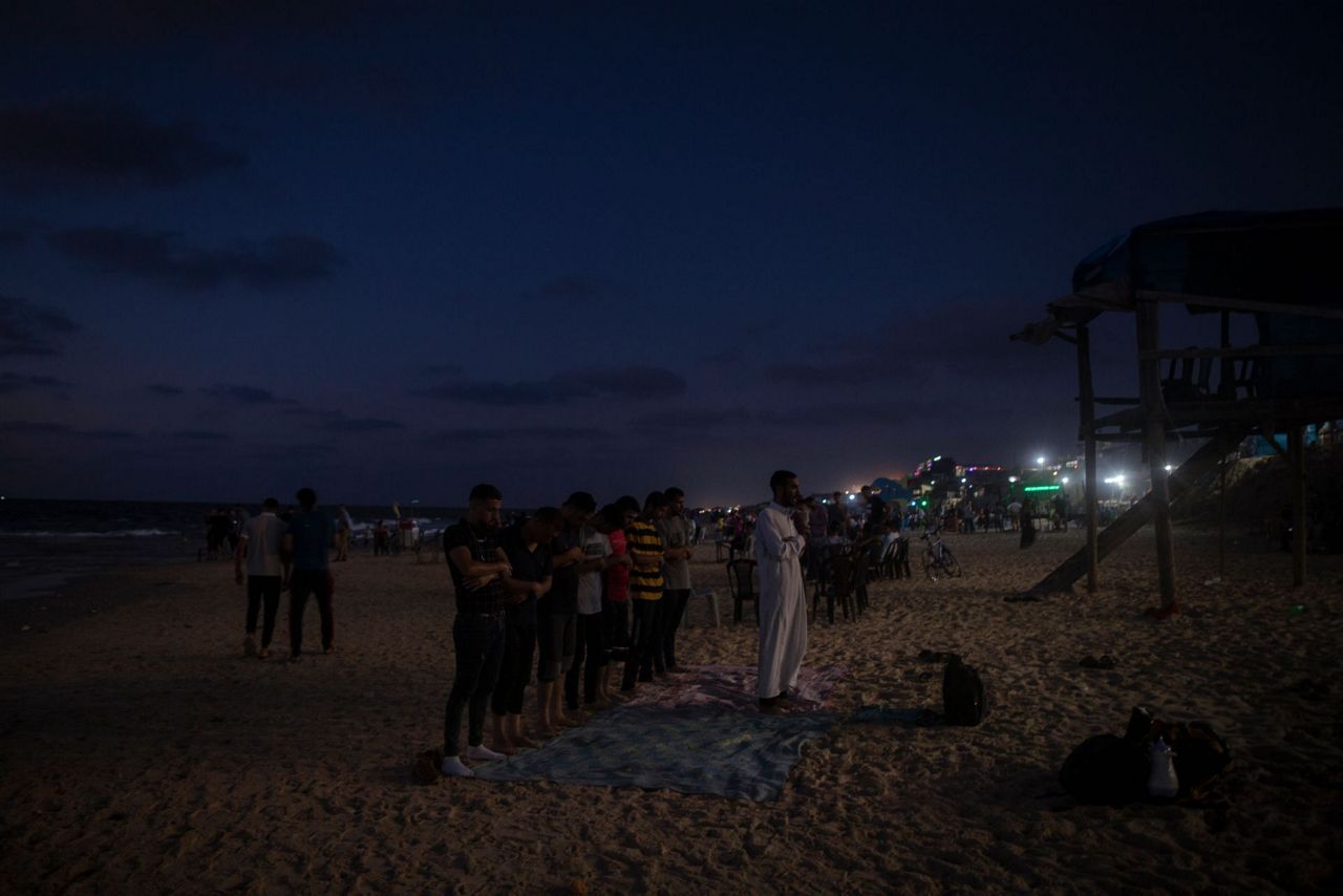 AP PHOTOS: Summer days at the beach, in Israel and Gaza