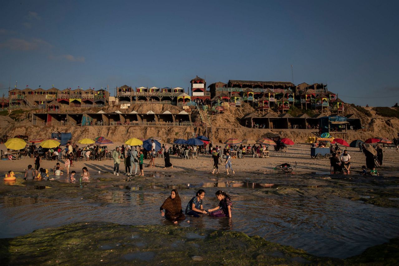 AP PHOTOS: Summer days at the beach, in Israel and Gaza