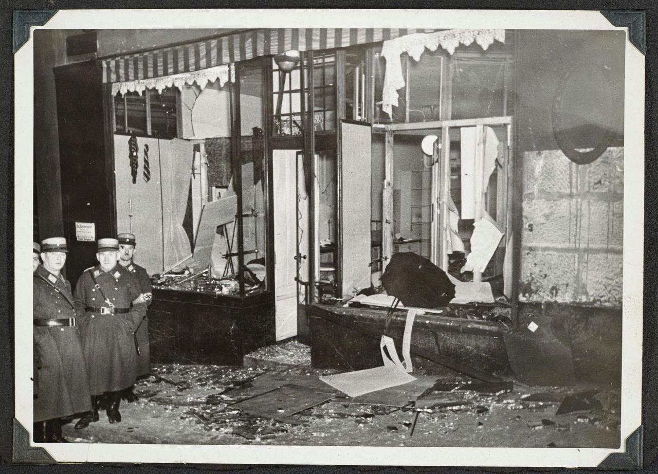 Newly discovered photos show Nazi Kristallnacht up close
