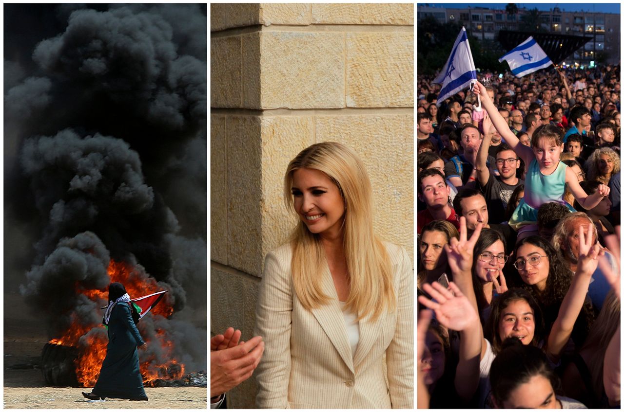 Israel at 70: Contrasting images of victory and violence