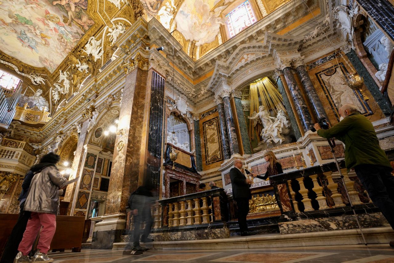 Bernini's dazzling chapel even brighter after restoration