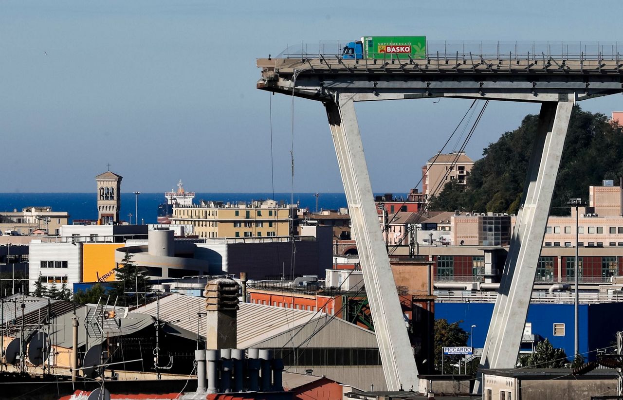 Trial opens in deadly collapse of Italy's Morandi Bridge