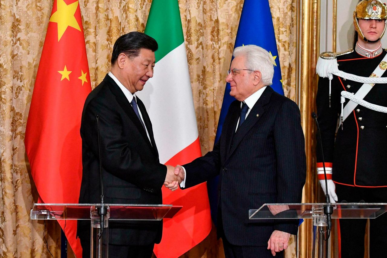 China's leader visits Italy with eye on infrastructure deal