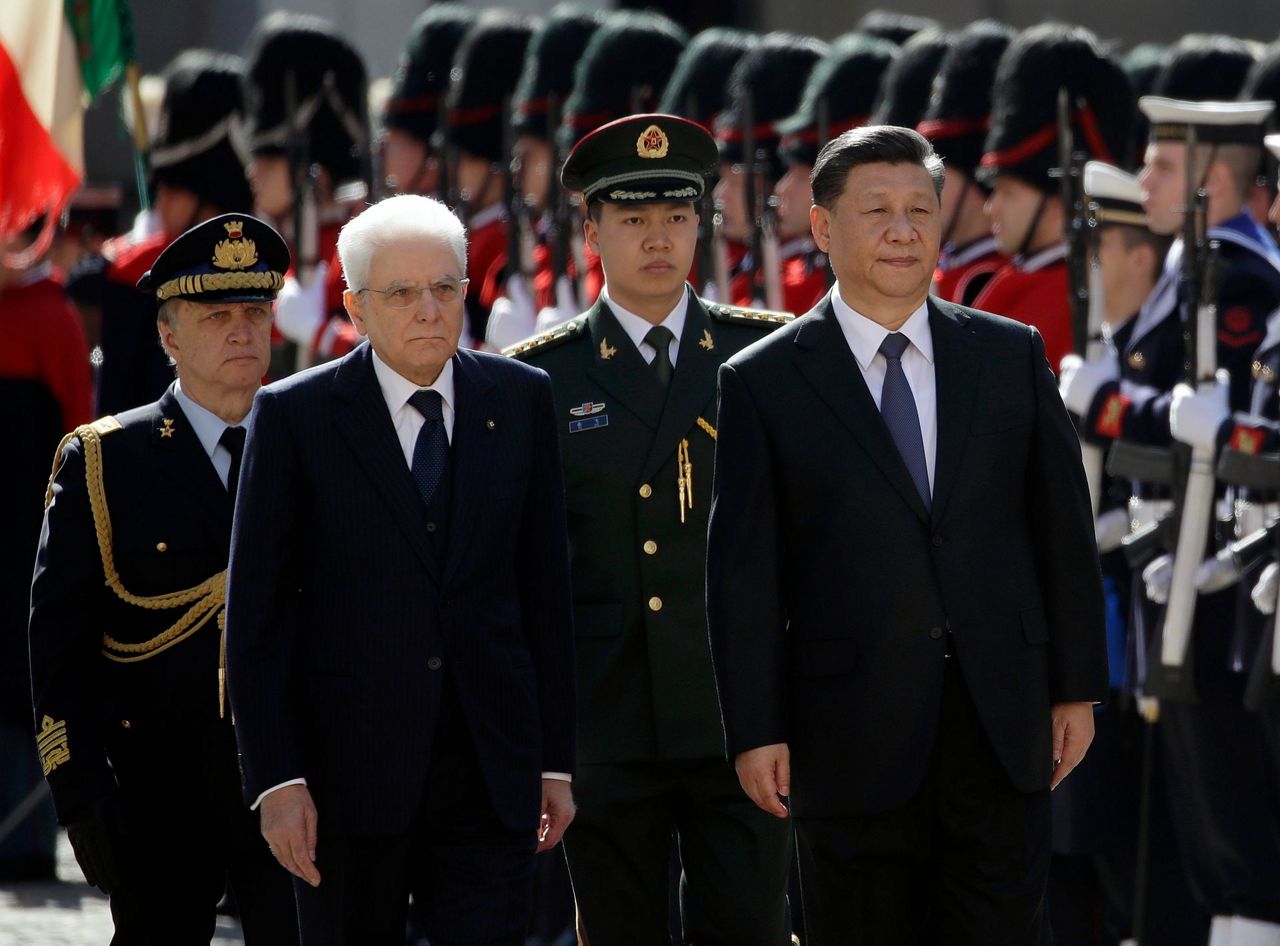 China's leader visits Italy with eye on infrastructure deal