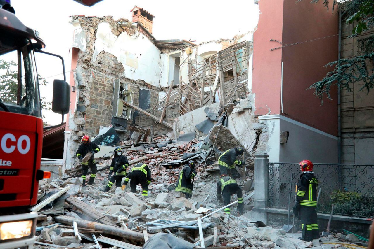 Italy: 3 killed in apparent gas explosion