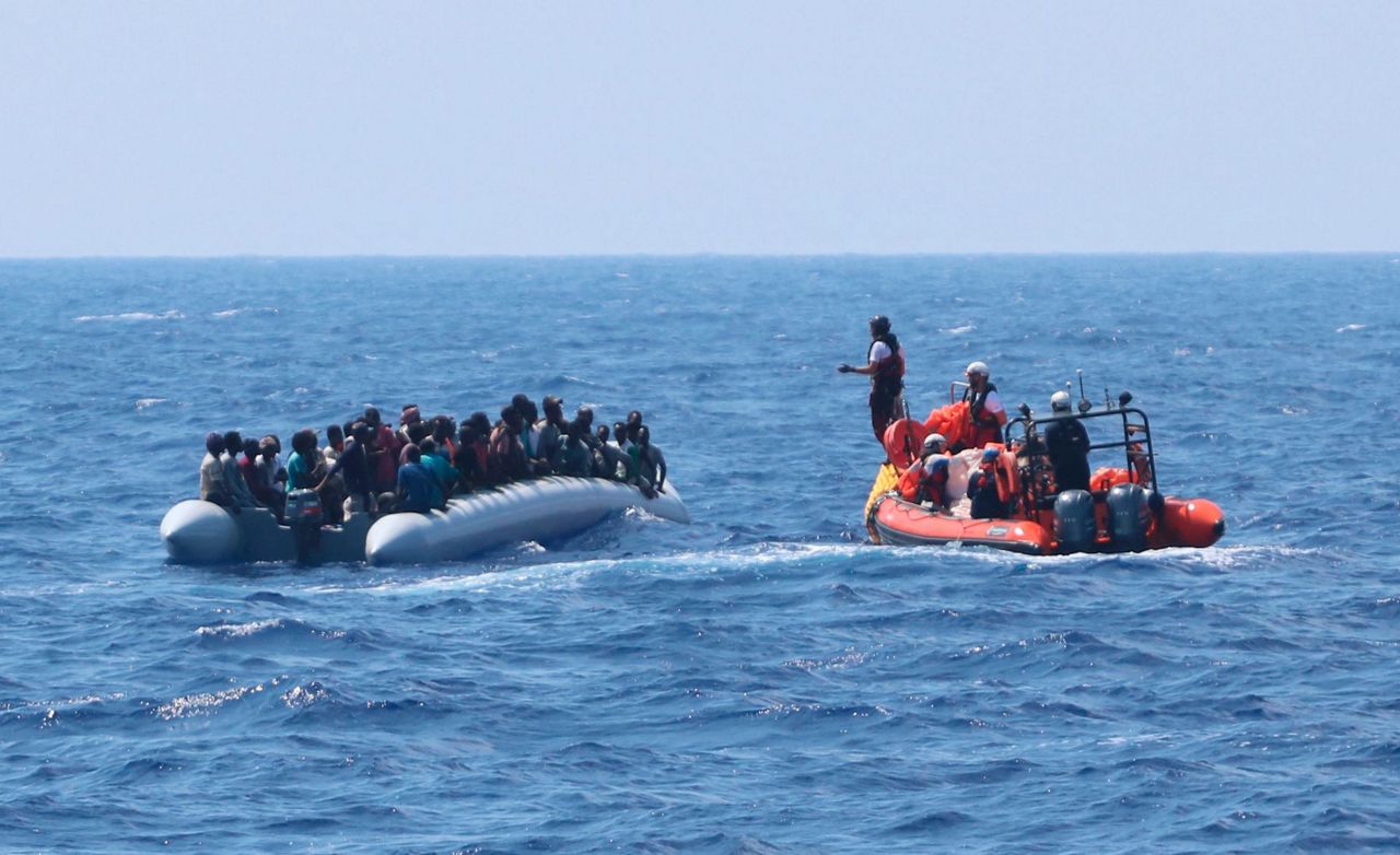 The Latest: UN urges Europe to take in 500 stuck migrants
