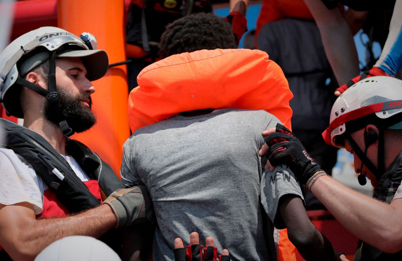The Latest: UN urges Europe to take in 500 stuck migrants