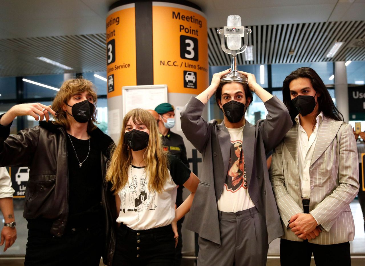 Rome band brings Eurovision back where song contests began