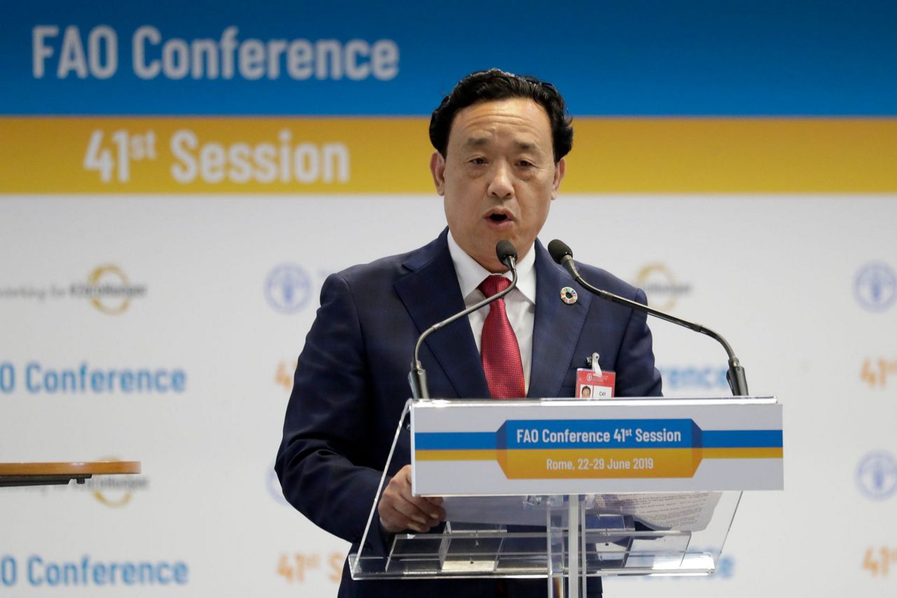 China's Qu Dongyu elected as new FAO general director
