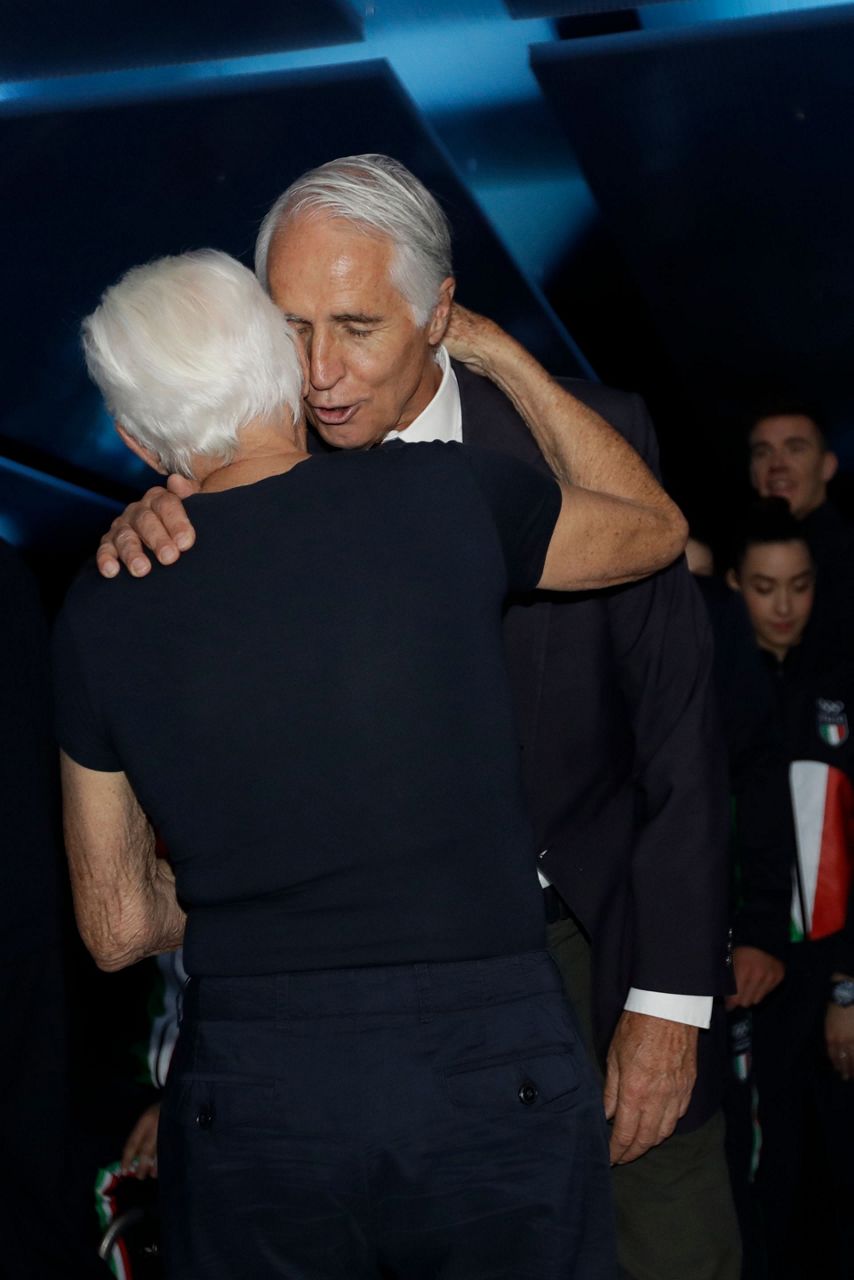 Armani unveils Italian Olympic team uniforms during MFW