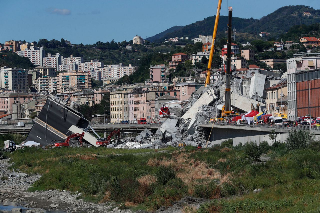 Death toll rises to 35 in Italy bridge collapse; 3 missing