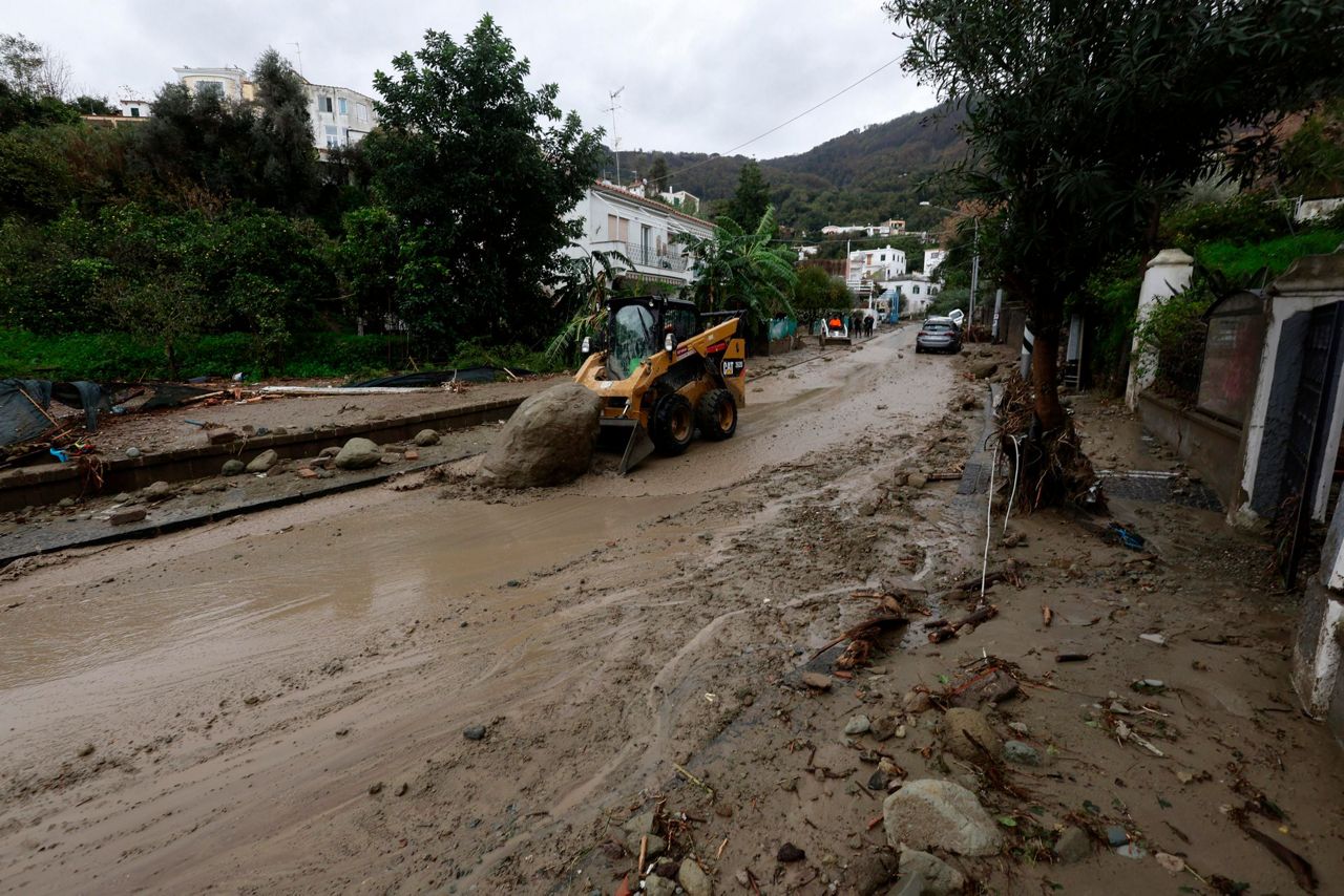 Reports: At least 8 dead in landslide on Italian island