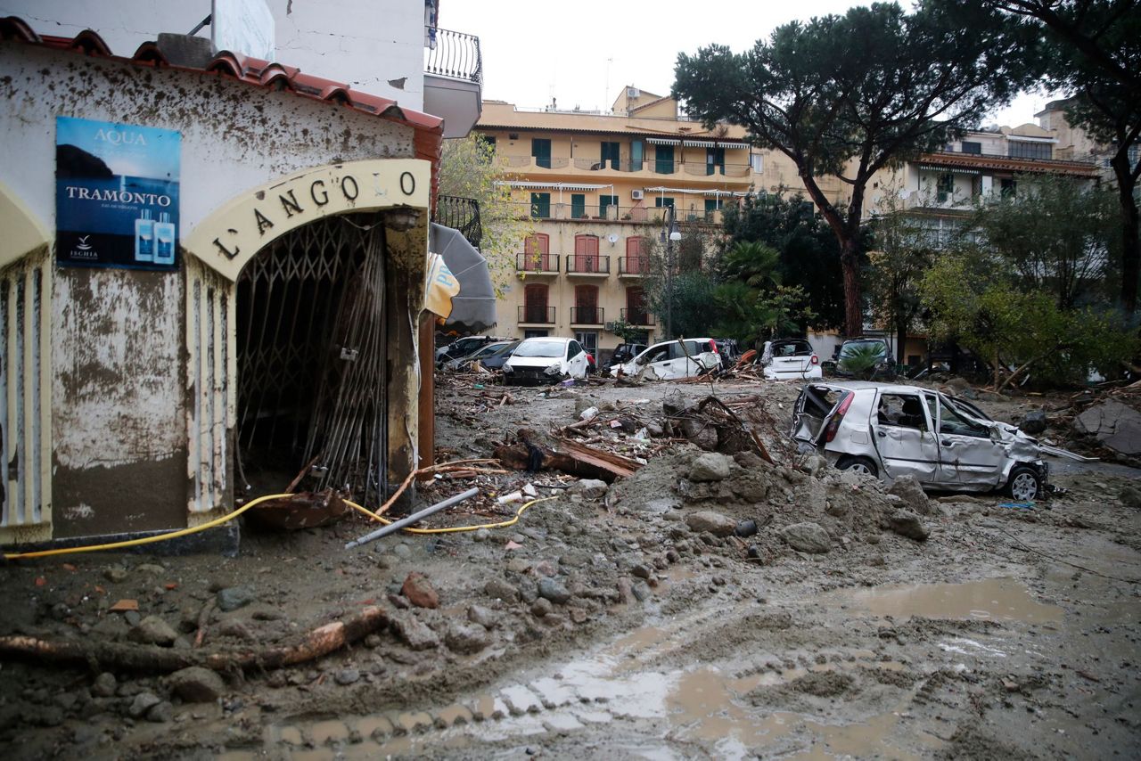 Reports: At least 8 dead in landslide on Italian island