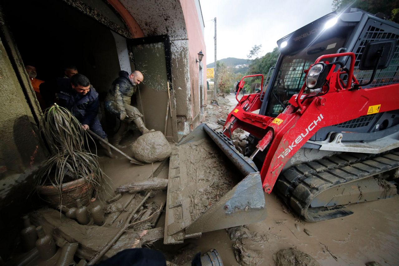 Reports: At least 8 dead in landslide on Italian island