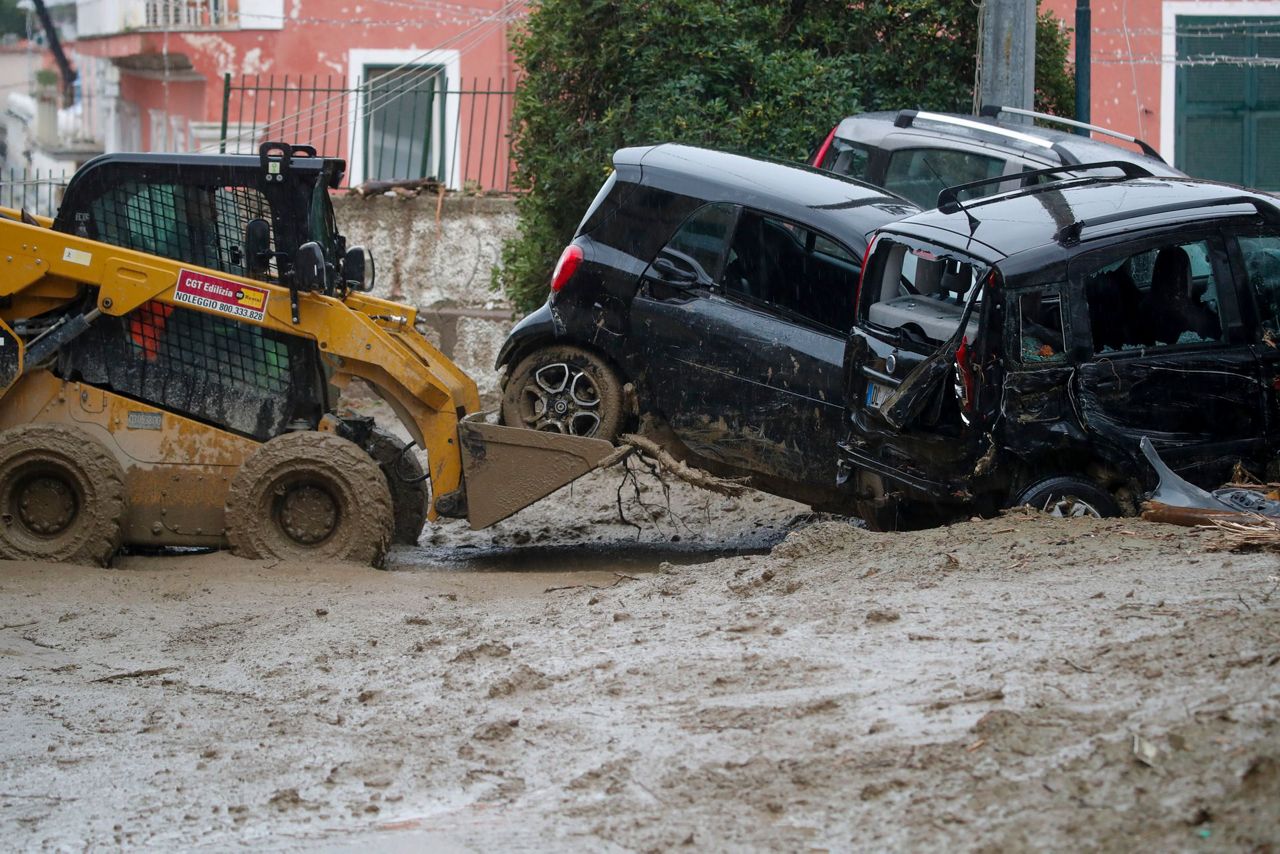 Reports: At least 8 dead in landslide on Italian island
