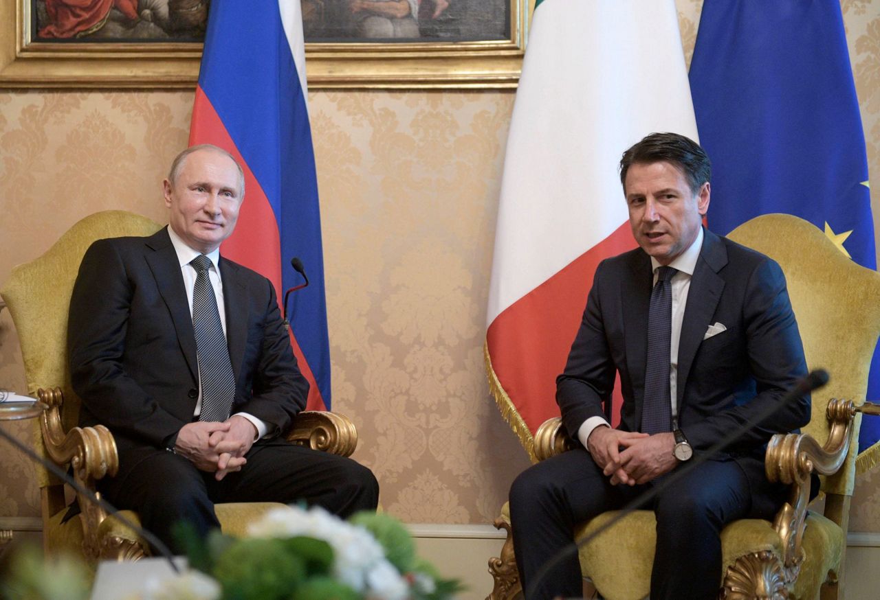 Putin to meet pope, Italian leaders on one-day visit to Rome