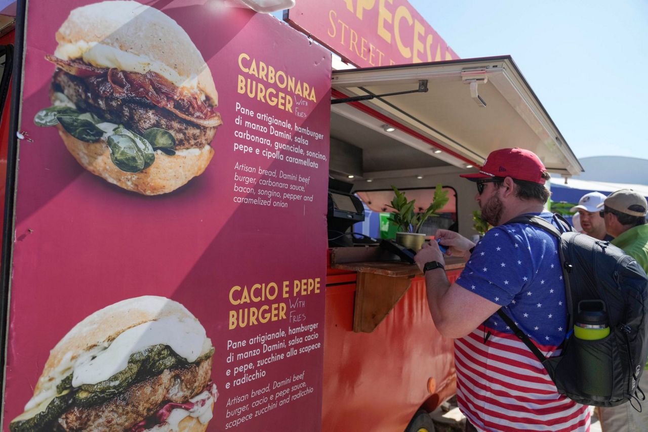 Carbonara burgers and a 'Spritz Bar' truck highlight the Ryder Cup food ...
