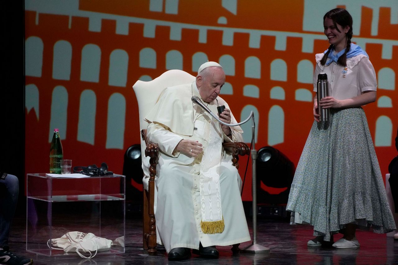 Pope appeals to the young to save the planet, find peace