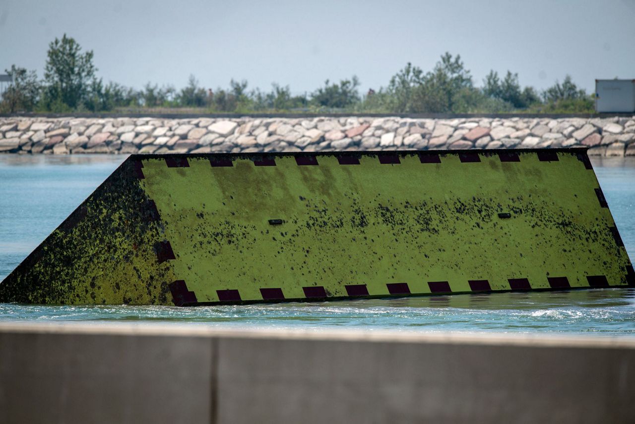 Flood-weary Venice puts "Moses" inflatable barriers to test