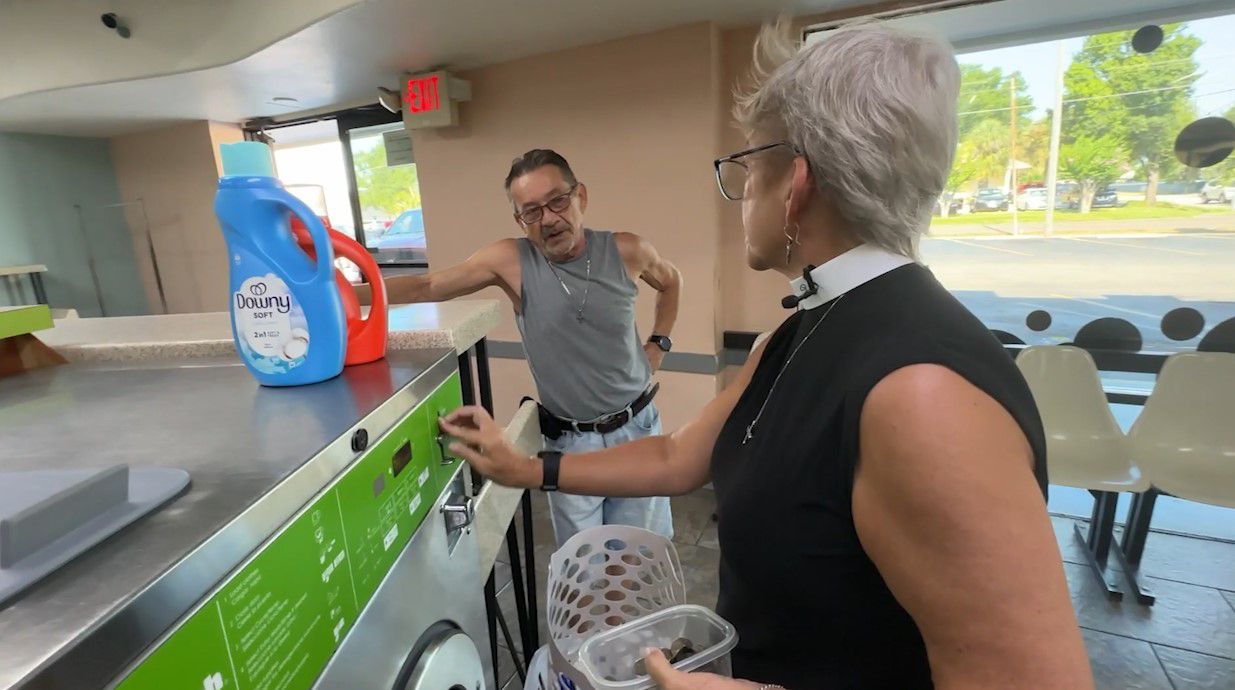 Julie Butcher helps people with Laundry Love