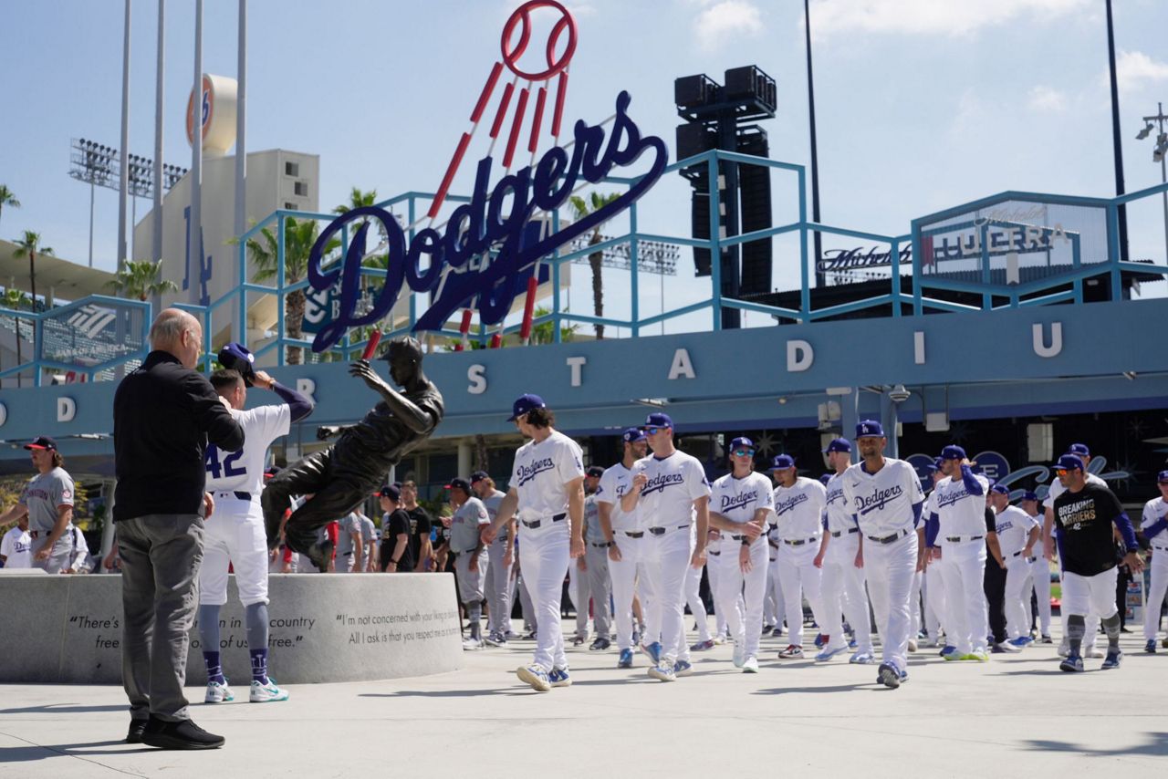 Jackie Robinson remembered around MLB on 77th anniversary of him ...