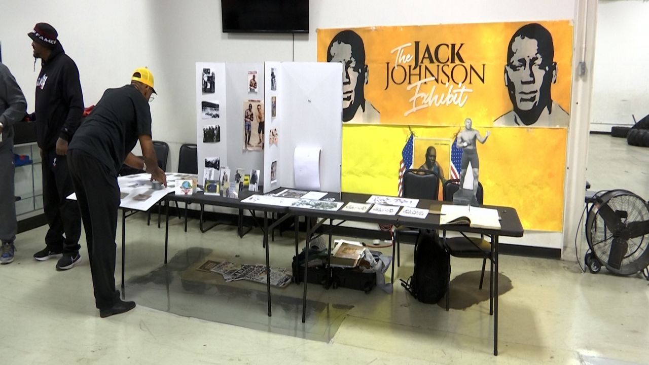 Rochester Boxing Hall of Fame Jack Johnson exhibit