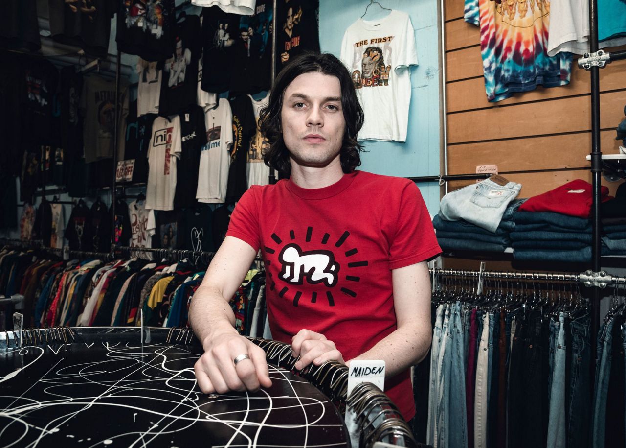 A T-shirt shopping trip with rock singer James Bay