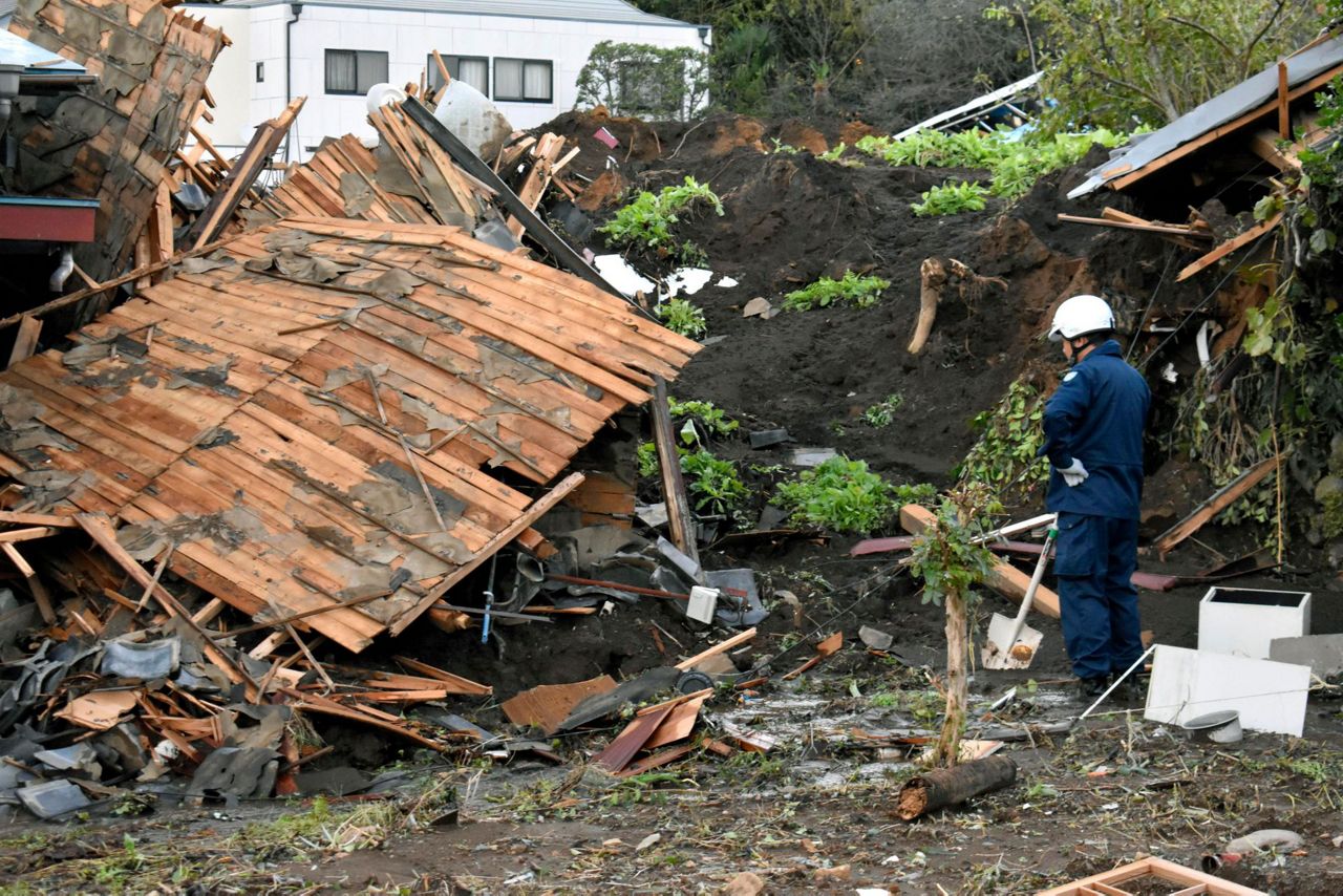 Rescue efforts begin after typhoon causes flooding in Japan