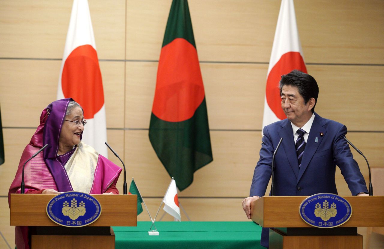 Bangladeshi leader visits Japan to talk economy, partnership